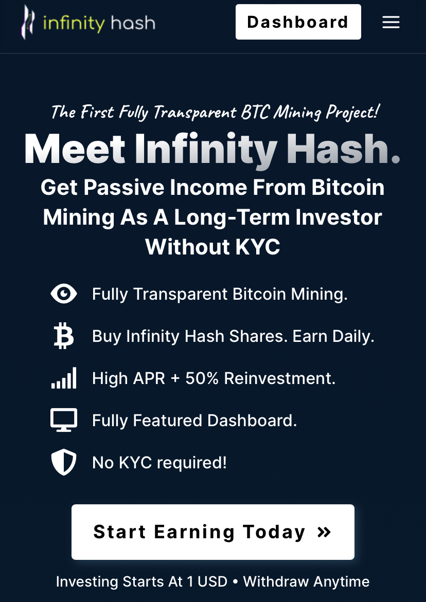 Infinity-Hash.io review: is Infinity-Hash legit or scam? Reading